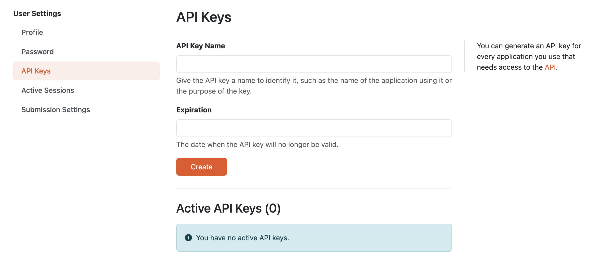 API Keys - Data Stewardship Wizard 4.13 documentation